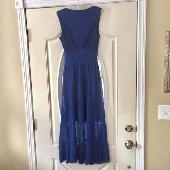 J Gee | Dresses | J Gee Beautiful Blue Maxi Dress Ps | Poshmark